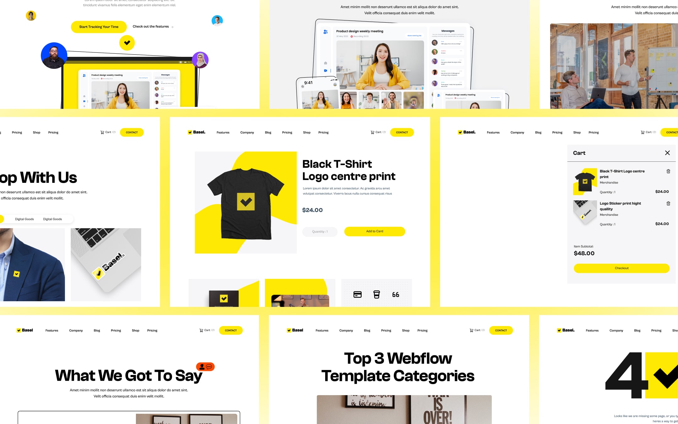 Basel - SaaS Webflow Template | Wedoflow